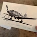 Art Print Pen Drawing Collectors Series by Artist JS Delong Airplanes ...