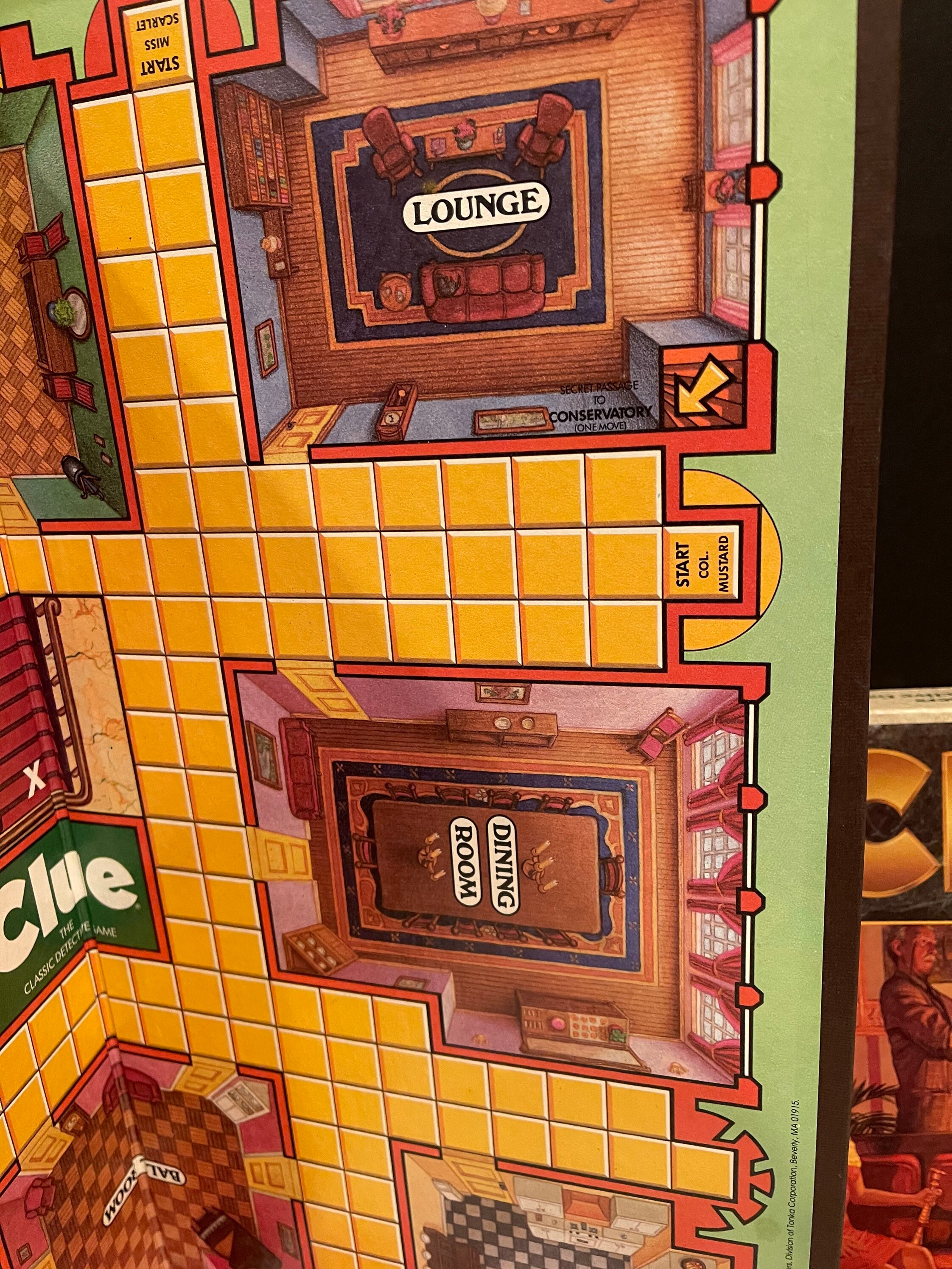 1992 CLUE Board Game Complete Vintage Family Fun Night Spanish | Etsy