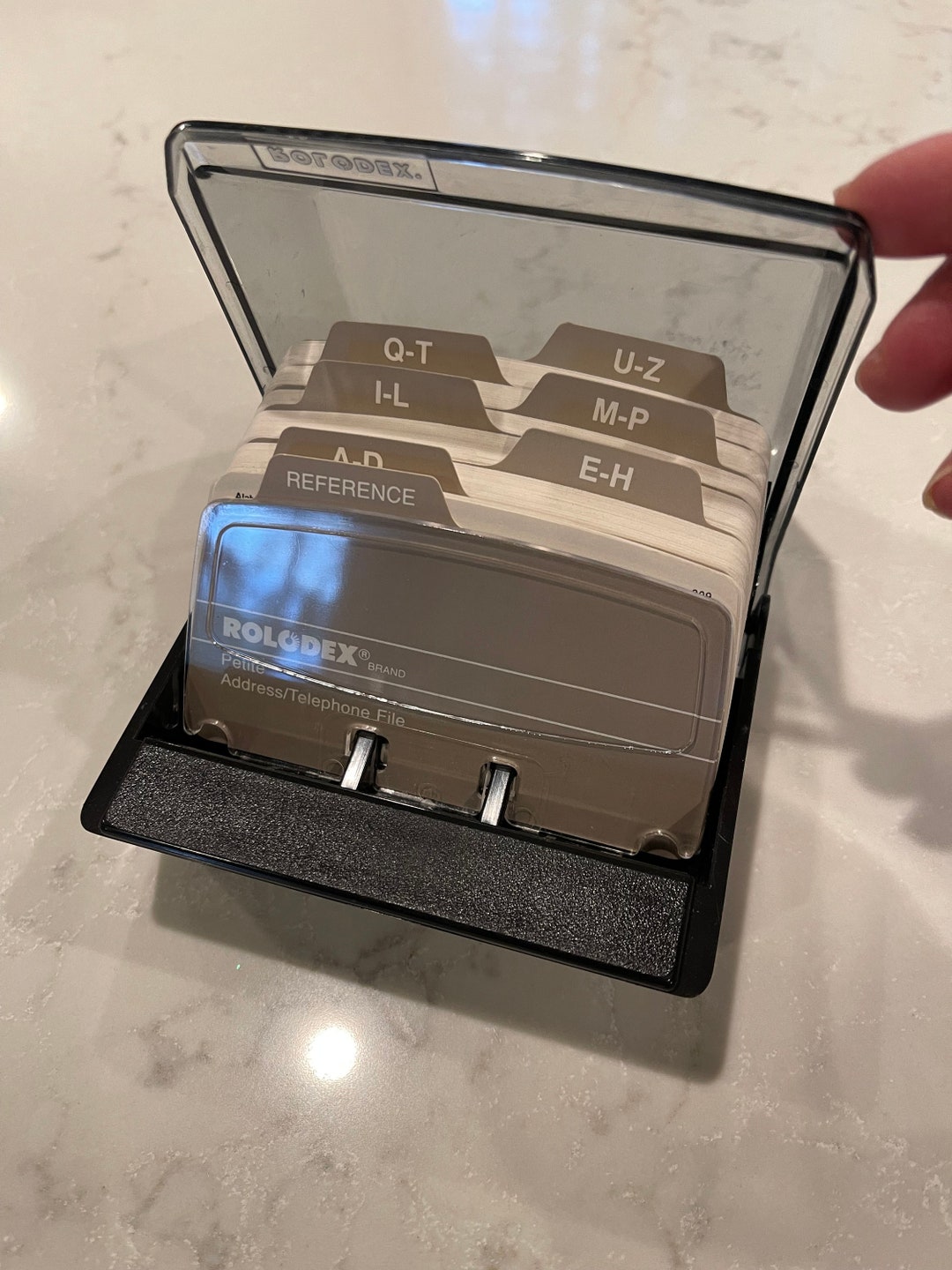 Rolodex Card Petite Covered Address Telephone File Keeper - Etsy