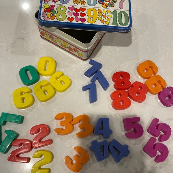 Magnetic Numbers - Etsy