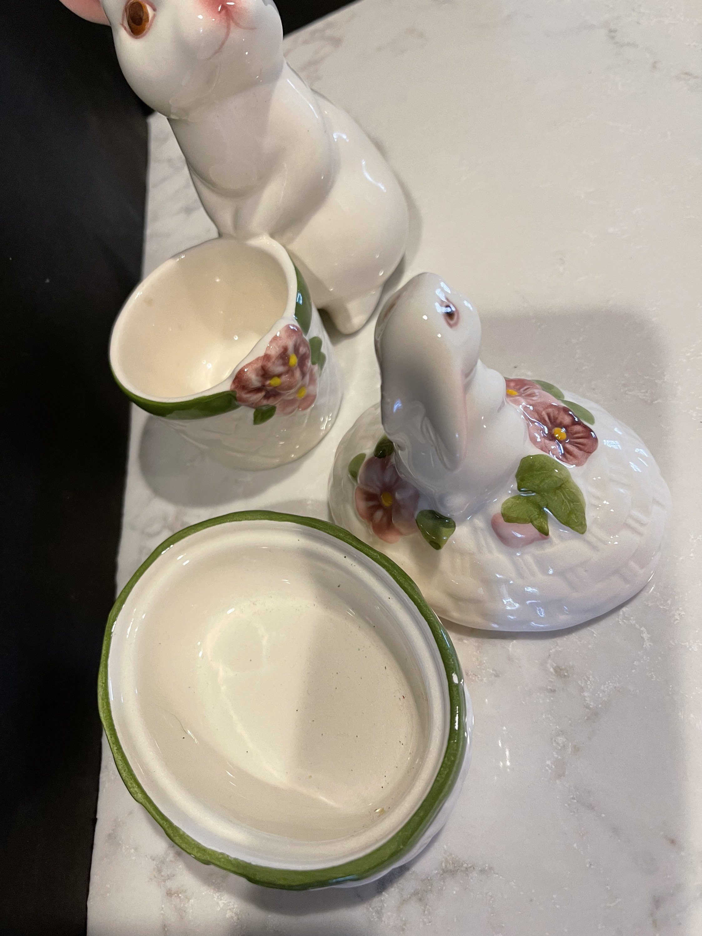 Vintate Avon Bunny Rabbit Trinket Box Votive Holder 1980s Avon | Etsy