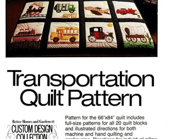 Transportation Quilt | Etsy