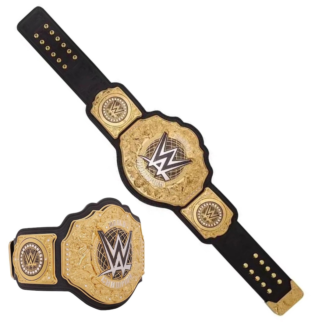 Custom Championship Belt | Personalized Gold Title Belt | Handmade ...
