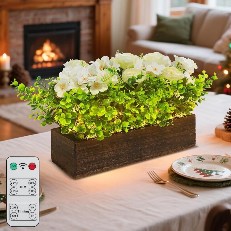 Lighted Centerpiece - Etsy