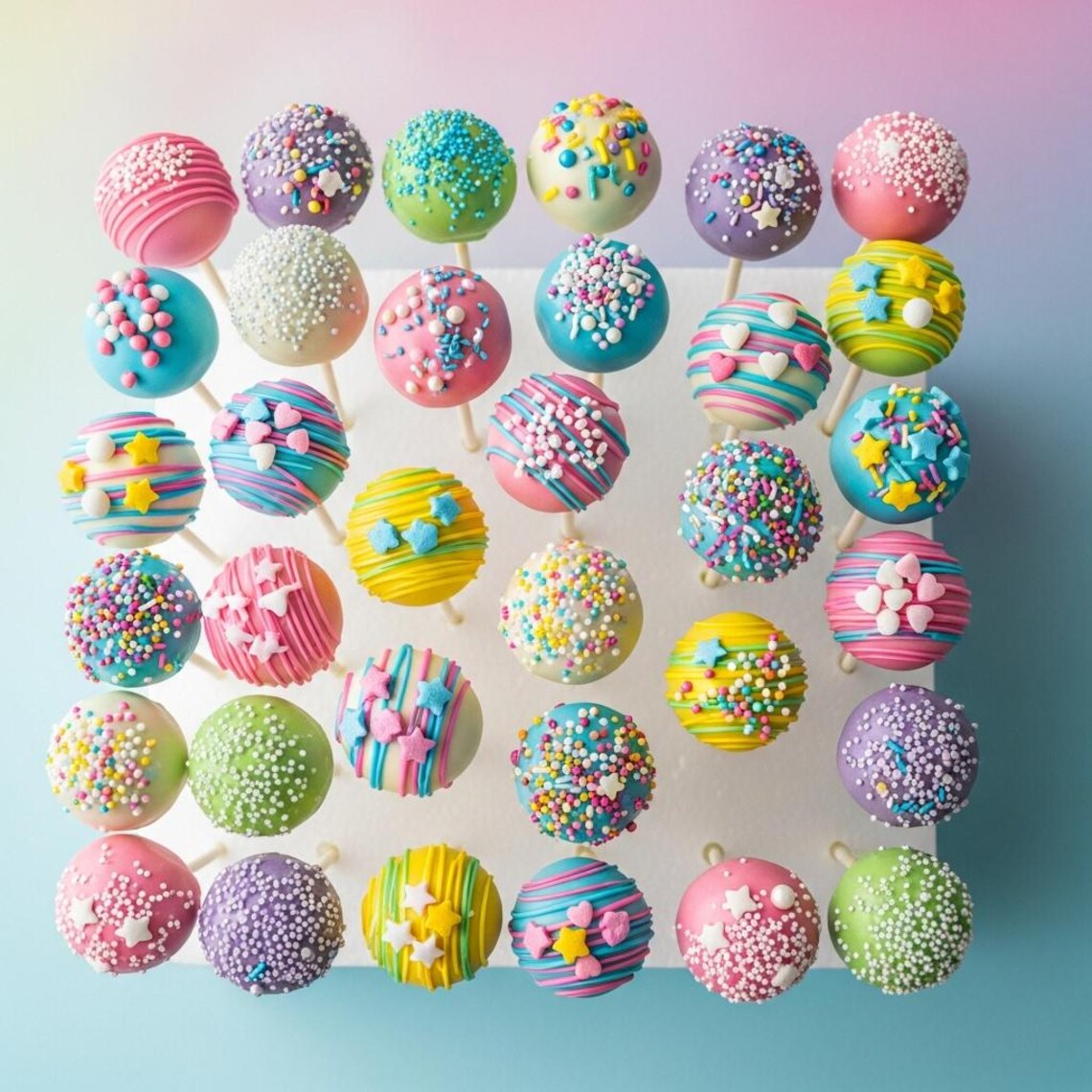Easy Cake Pops Recipe | Cake Ball Treats Guide (PDF) - Etsy