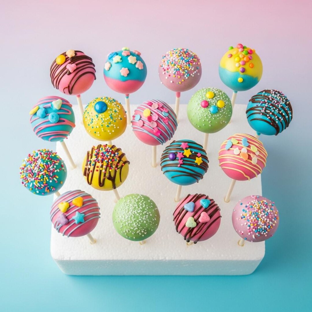 Easy Cake Pops Recipe | Cake Ball Treats Guide (PDF) - Etsy