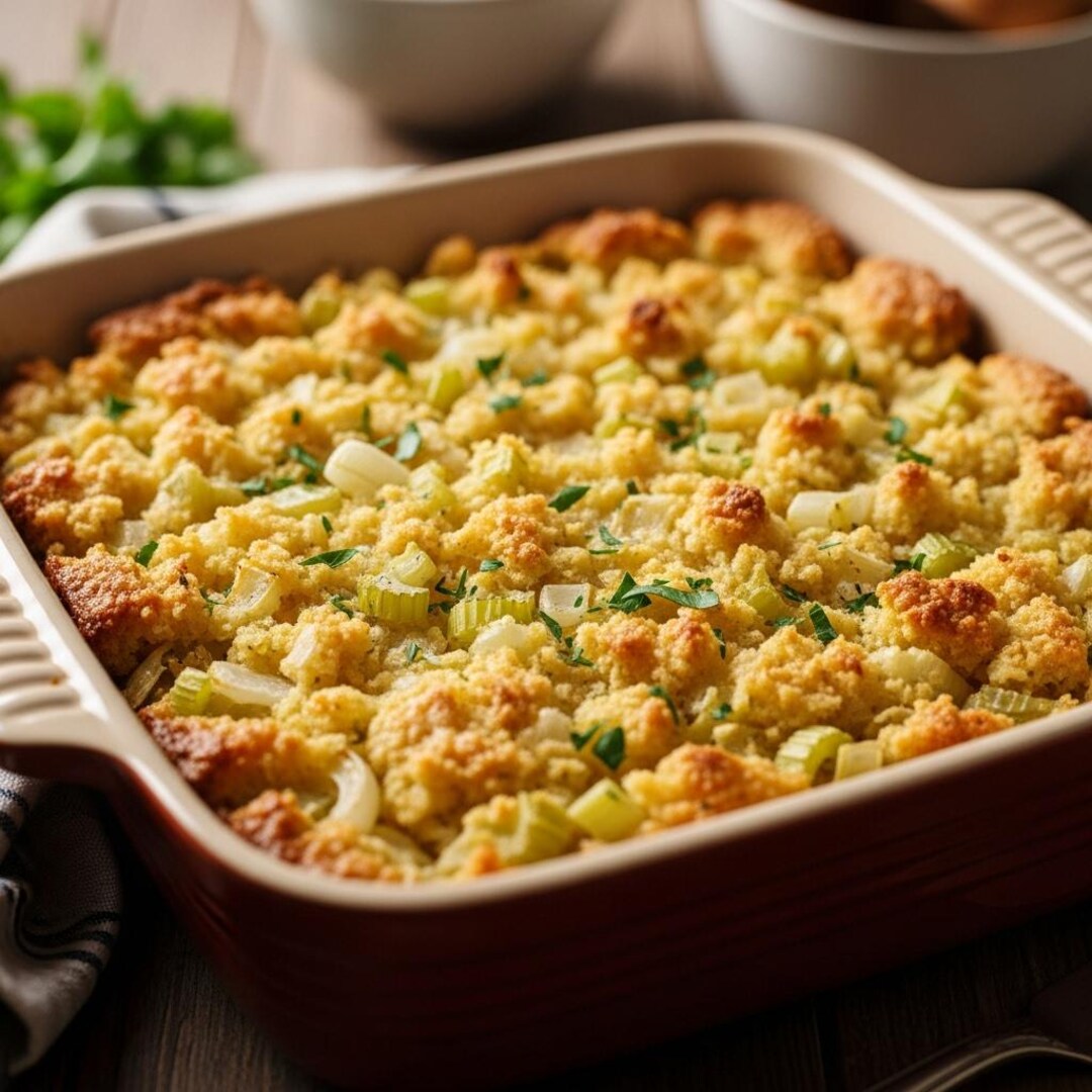 Classic Southern Cornbread Dressing | Hearty Holiday Side Dish Guide ...
