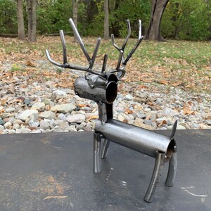 Metal Art Welded Deer Sculpture - Etsy