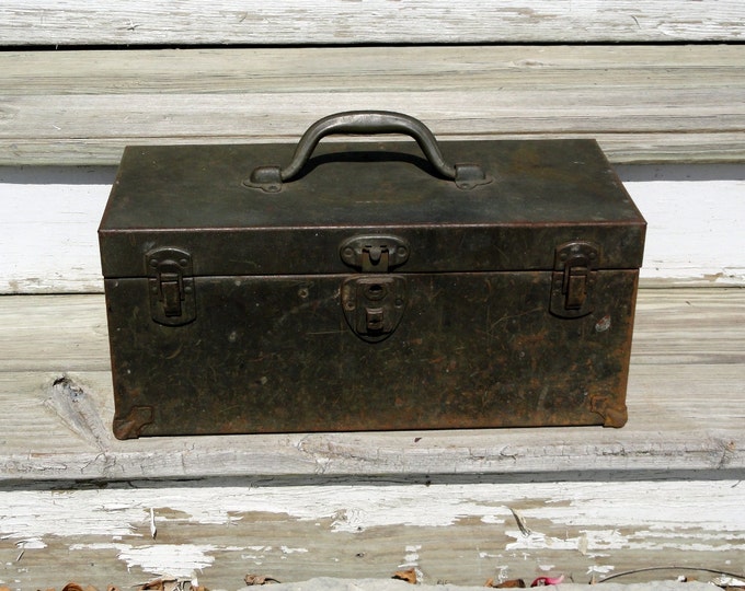Vintage Military Toolbox - Tool Chest Steel M5 D28243 - Etsy