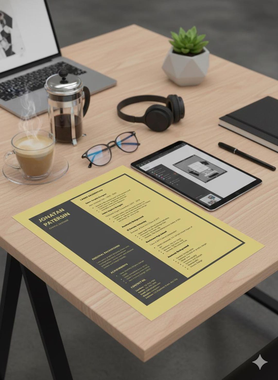 Senior Graphic Designer CV Template | Creative Director & Corporate ...