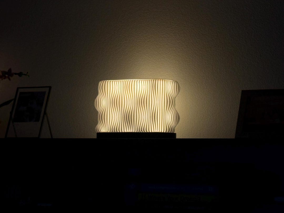 Minimalist Ambient Table Lamp Soft Warm Glow With Dimmable LED for ...