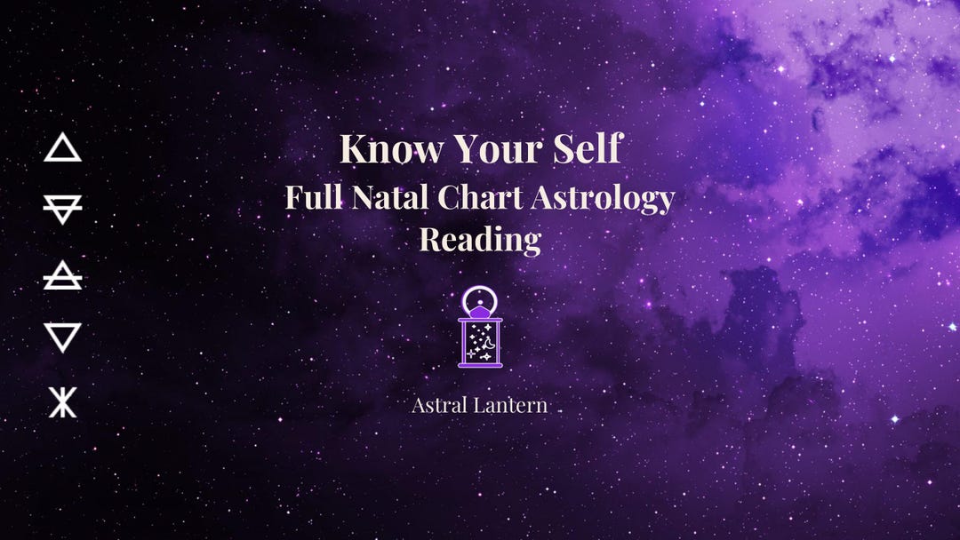 Full Natal Chart Reading | Detailed Astrology Reading | Personalized ...