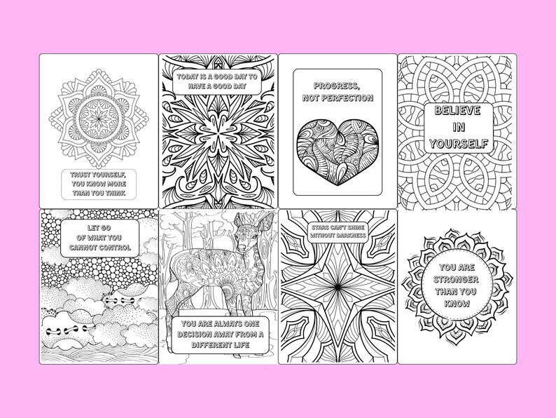 40 Days of Motivation - A Coloring Journey for Remarkable 2 - Etsy