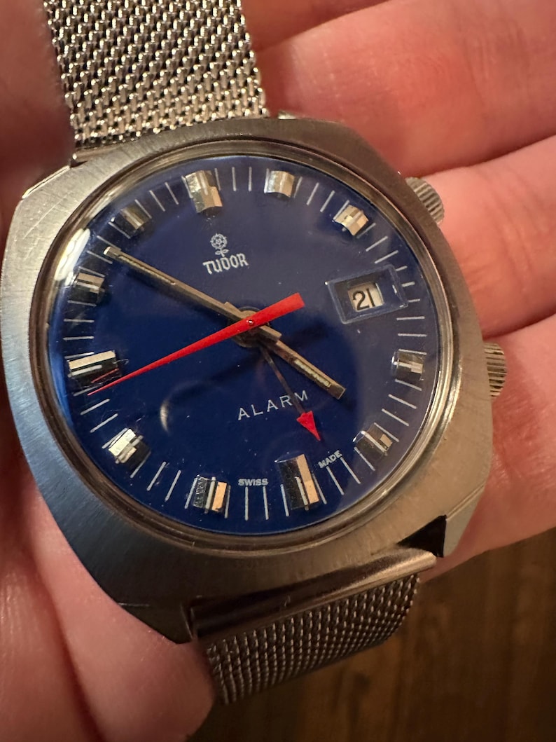 Vintage Rare 1950's Tudor Men's Manual Wind Alarm Watch Restored - Etsy