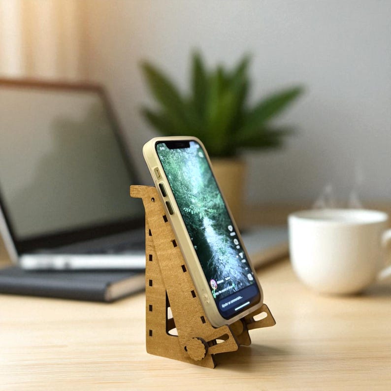 Adjustable Phone Stand - Laser Cut File for 3mm & 4mm Materials - Etsy