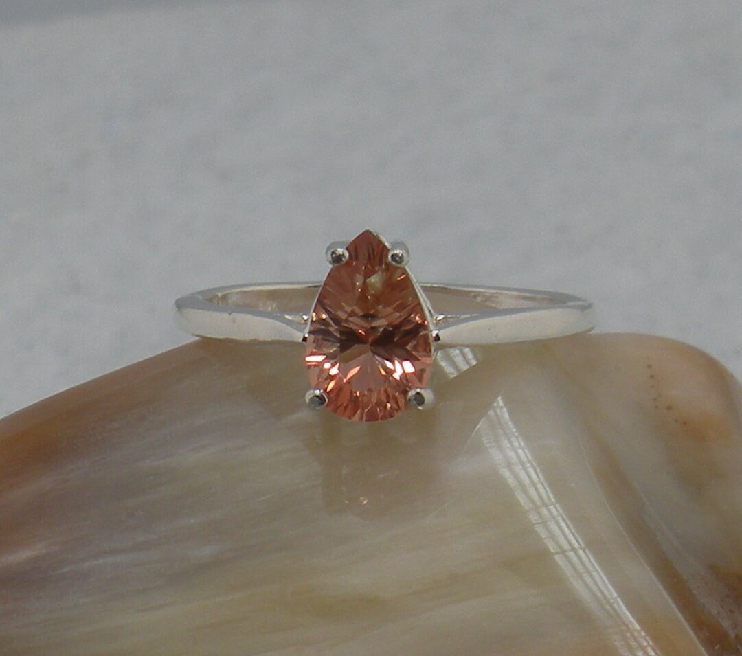 Oregon Sunstone Ring - Med Red Oregon Sunstone - Reddish Oregon ...