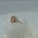 Oregon Sunstone Ring red Pink Oregon Sunstone Ring Emerald Cut Oregon ...