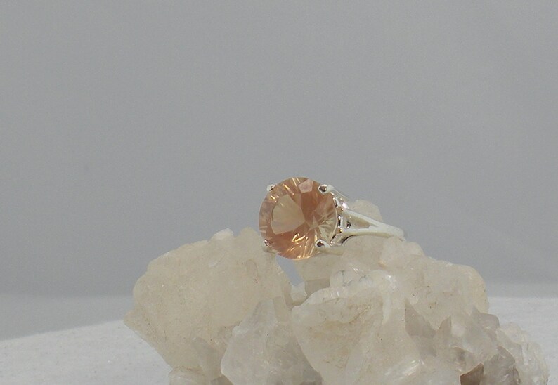 Oregon Sunstone Ring Steling Silver Ring Pink Sunstone - Etsy