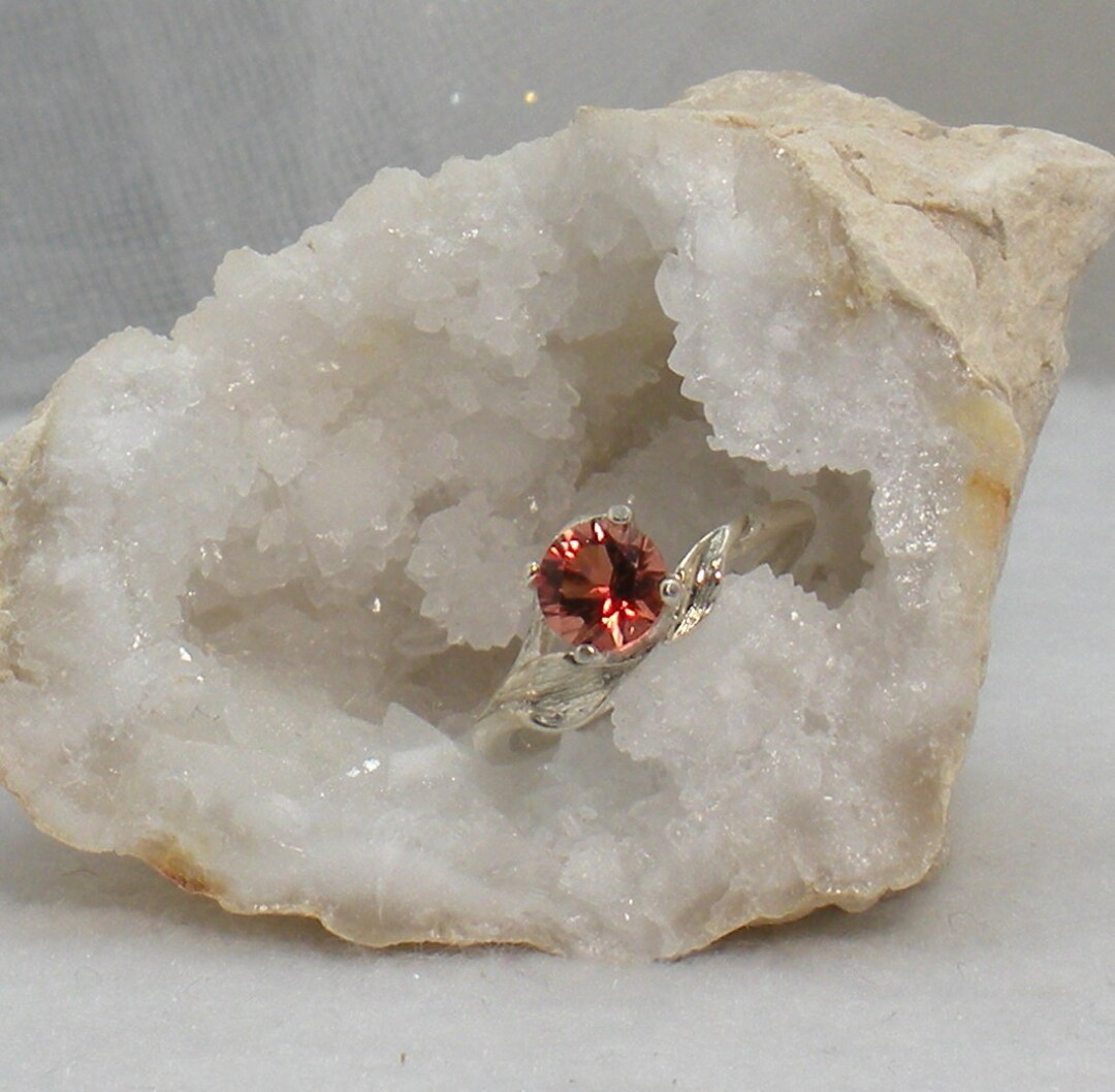 Red Oregon Sunstone Sterling Silver Ring Red Oregon Sunstone Ring ...