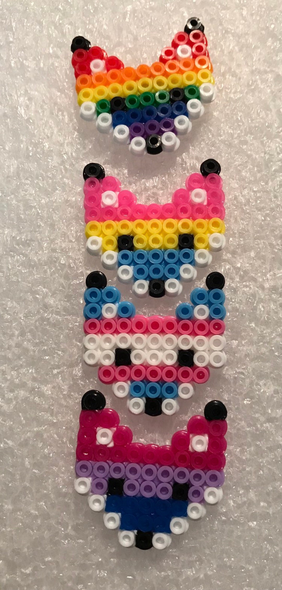 Fox/wolf Pride Perler Pin. SALE - Etsy