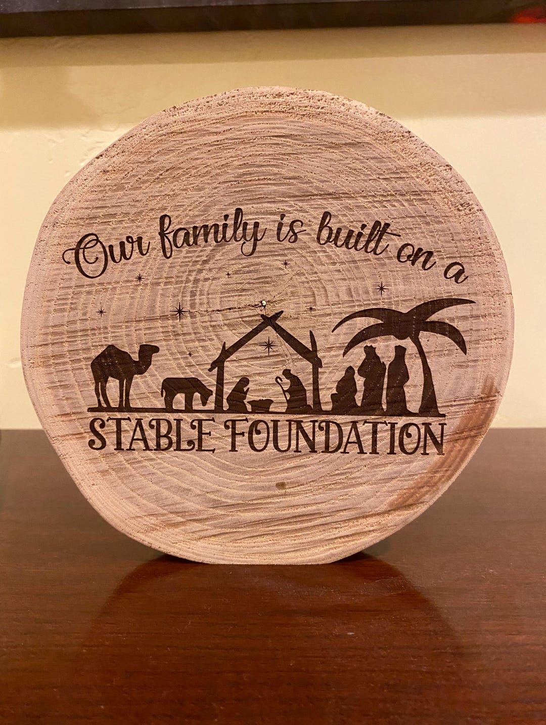 Handmade Wooden Stable Foundation Decoration - Etsy