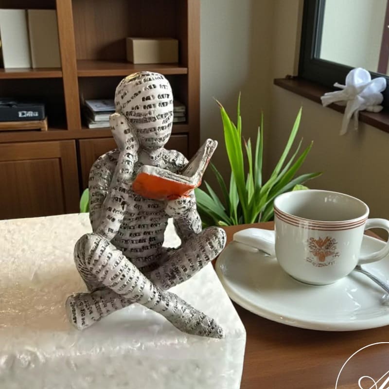 Mini Figurine of Book - Etsy