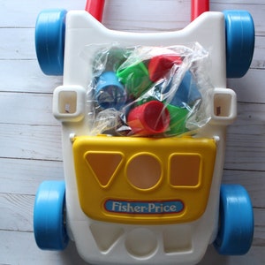 Vintage Original Fisher Price Baby Block Walker Toy 1993 - Etsy