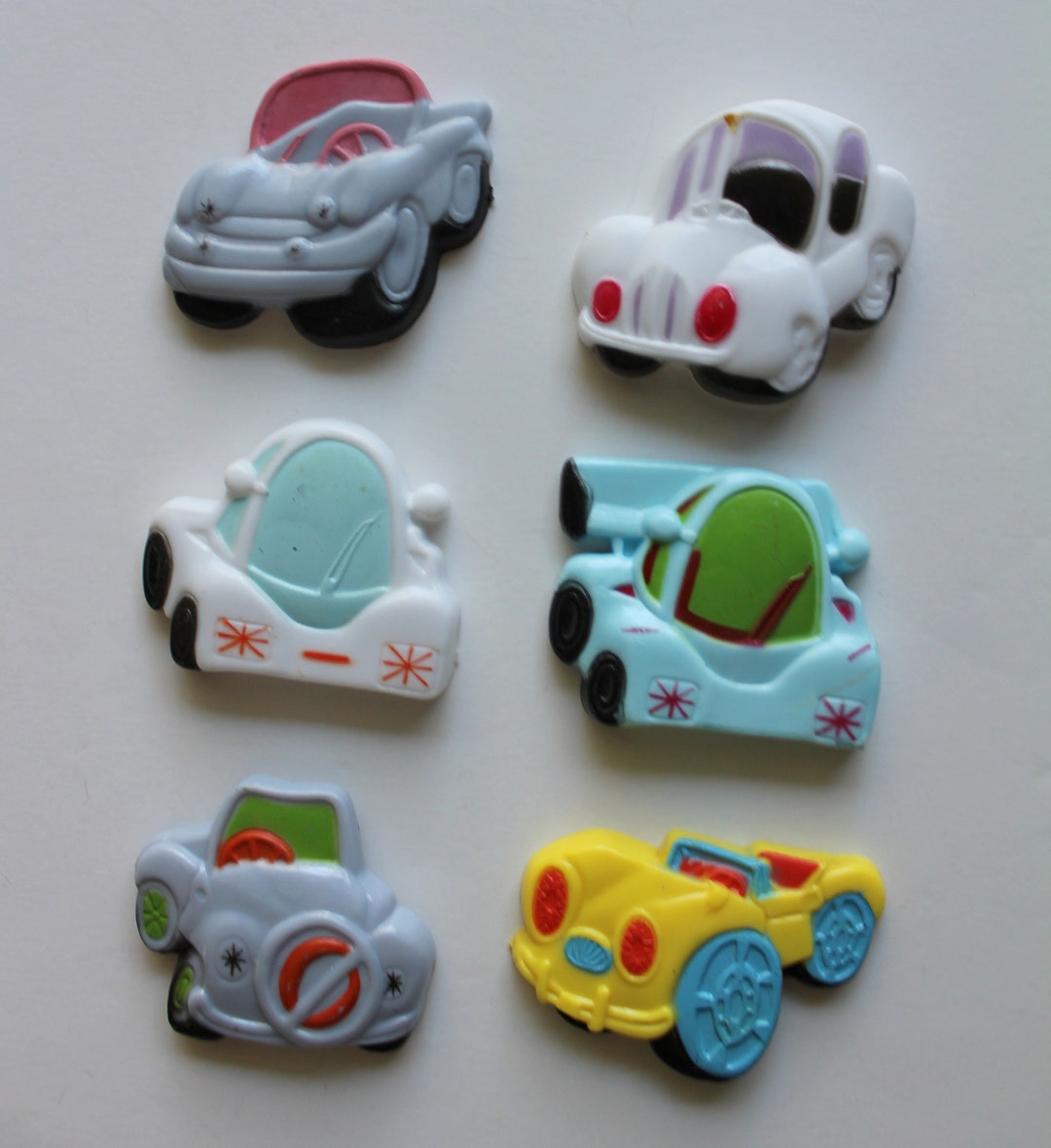 Vintage Set of Car Fridge Magnets 1980s - Etsy