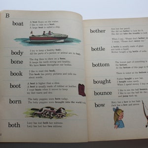 Vintage the New Color-picture Dictionary for Children Paperback Book ...