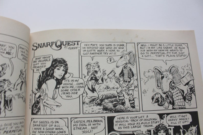 Vintage Snarfquest Comic Strip Book 1987 - Etsy