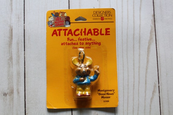 Vintage Get Along Gang Montgomery Moose Attachable Ke… - Gem