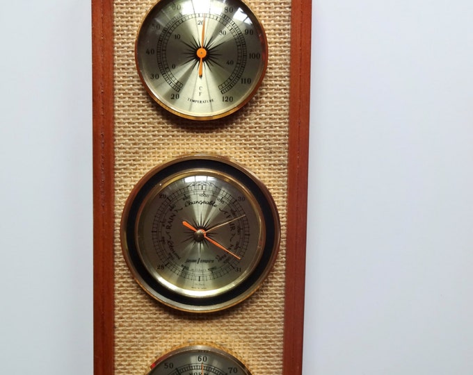 Vintage Jason Thermometer Barometer Hygrometer 1960s - Etsy