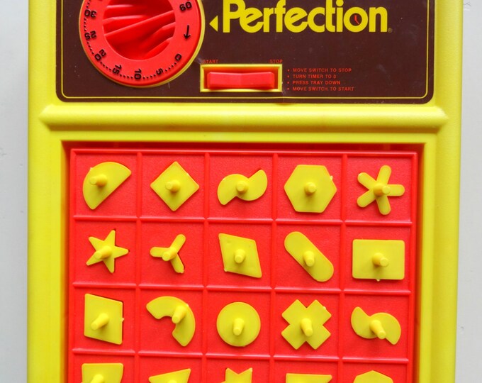 Vintage Lakeside's Perfection Board Game 1975 - Etsy