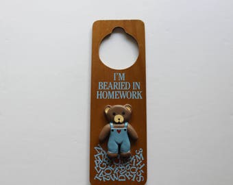 Funny door hanger | Etsy