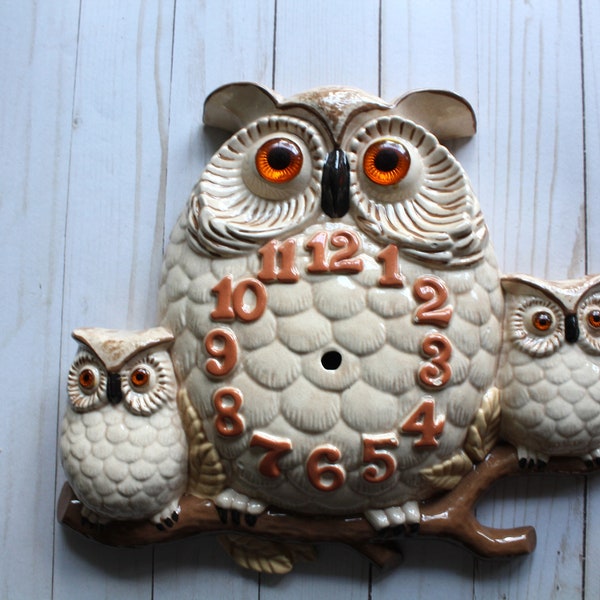 Owl Clock - Etsy