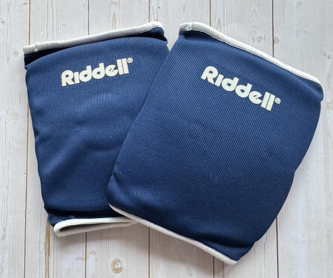 Vintage Blue Riddell Knee Pads Size Medium 1988 - Etsy
