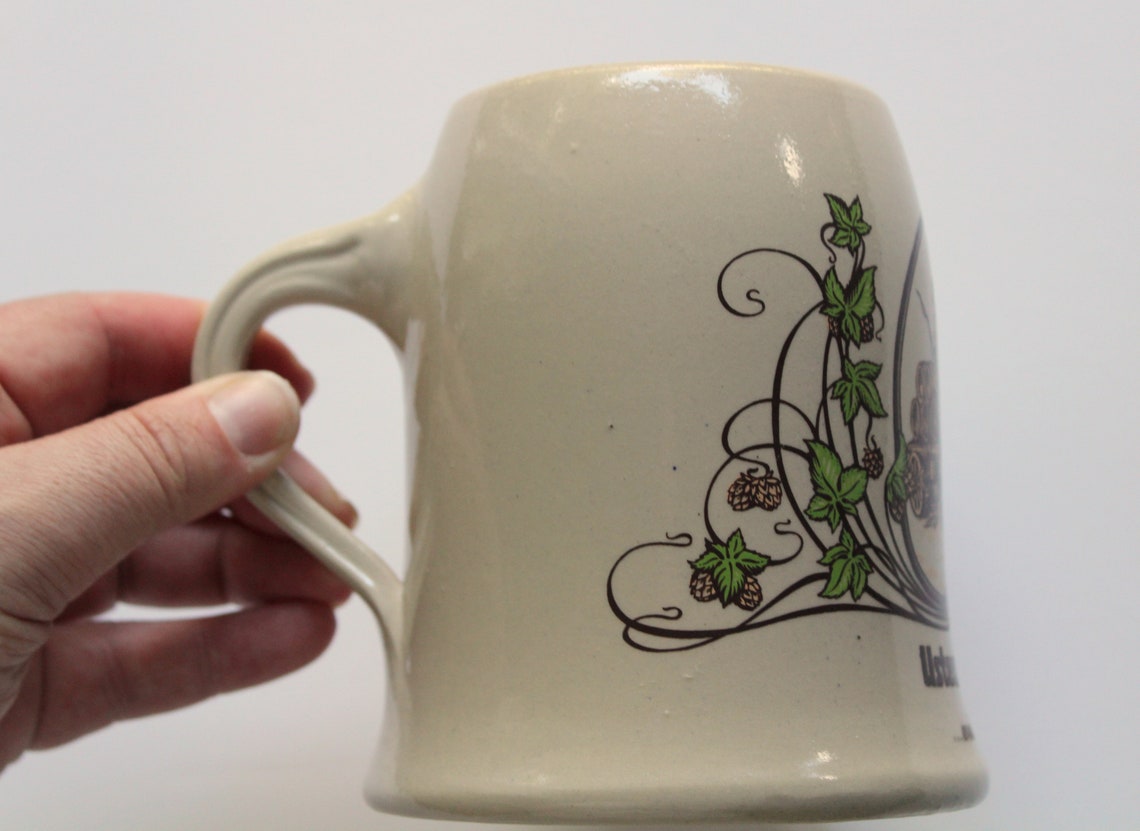 Vintage Rastal Ceramic Ustersbacher Bier German Beer Stein - Etsy