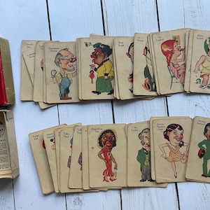 Vintage Whitman Old Maid Card Game 1920s - Etsy