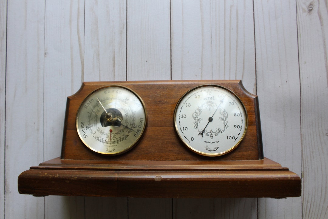 Vintage Daymaster Tabletop Hygrometer Thermometer Barometer 1970s - Etsy