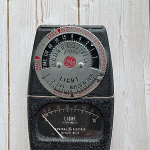 Vintage General Electric Exposure Meter With Case 1950s - Etsy