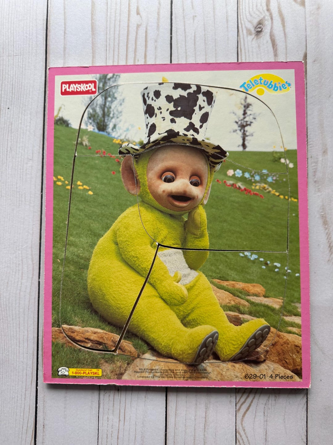 Vintage Playskool Teletubbies Dipsy Frame-tray Puzzle 1998 - Etsy