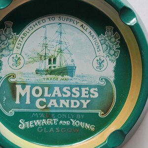 Vintage Metal Molasses Candy Advertising Ashtray 1980s - Etsy