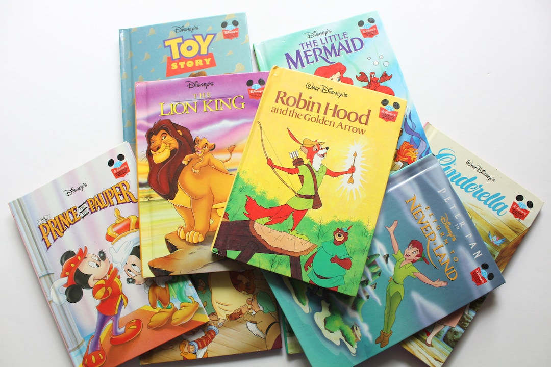 Vintage Set of Disney's Grolier Book Club Edition Kids Hardback Books ...