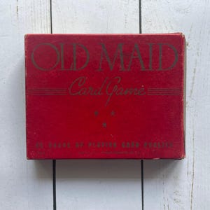 Vintage Whitman Old Maid Card Game 1920s - Etsy
