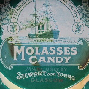 Vintage Metal Molasses Candy Advertising Ashtray 1980s - Etsy