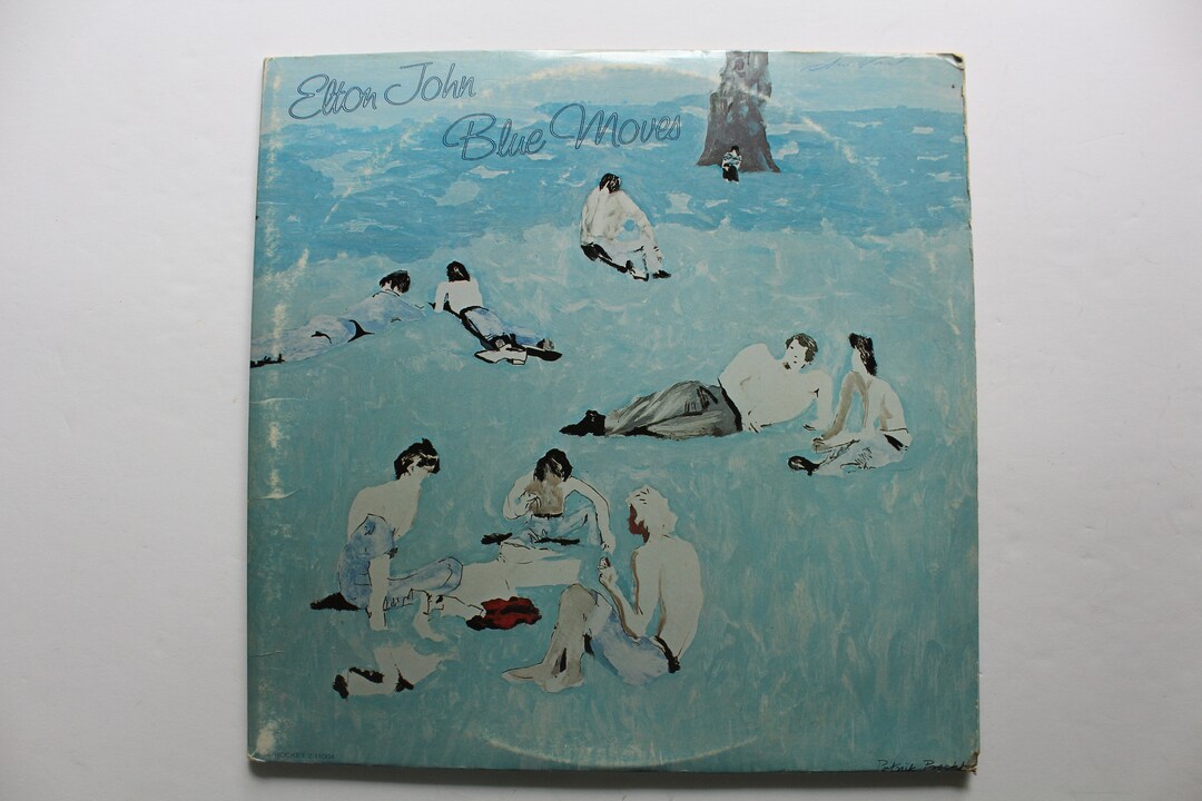 Vintage Elton John Blue Moves Vinyl Record 1976 - Etsy