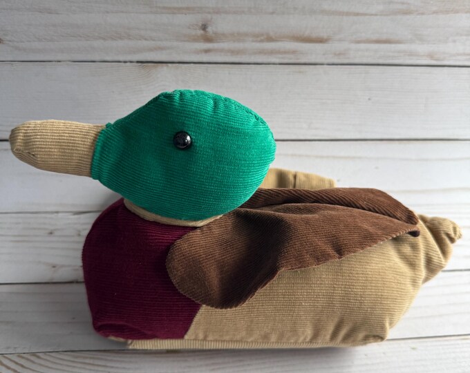 Vintage Corduroy Mallard TV Duck Remote Control Holder 1980s - Etsy