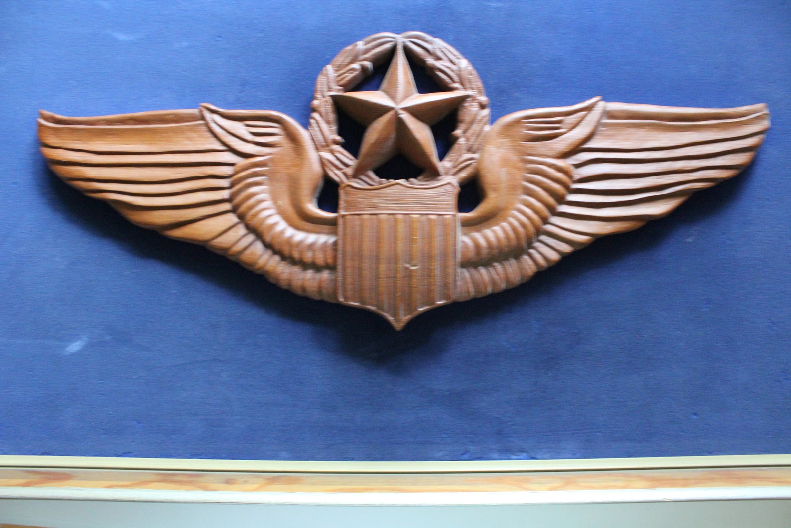 Vintage Wooden Mounted Army Master Aviator Badge Framed Art | Etsy