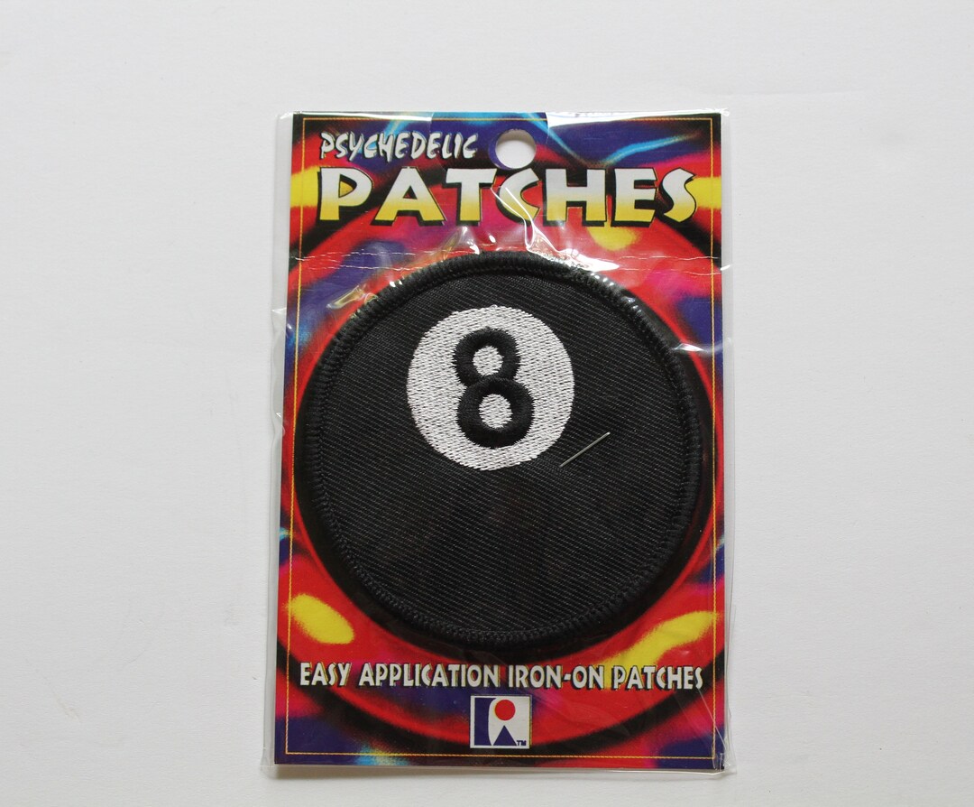 Vintage Magic 8 Ball Psychedelic Iron on Patch 1990s - Etsy
