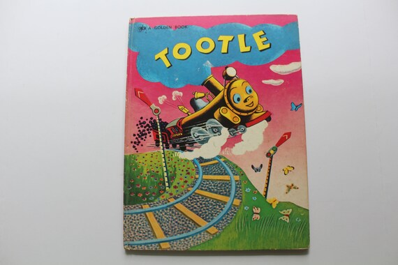 Vintage Tootle Large Hardback Golden Book 1945 - Etsy